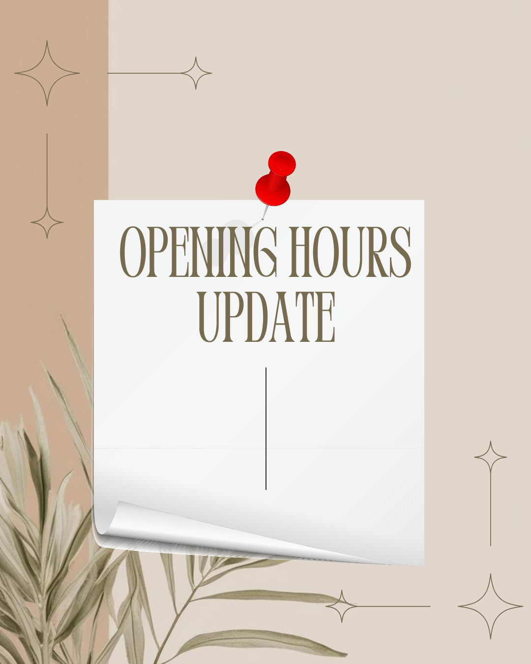 New Store Hours — Crafty Capers Rubber Stamps & Scrapbooking