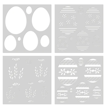 Hero Arts Color Layering Decorative Eggs Stencils — Crafty Capers ...